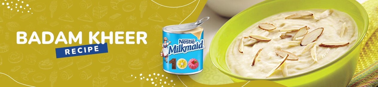 Badam Kheer Recipe, How to Make Badam Kheer, Almond Kheer | Milkmaid