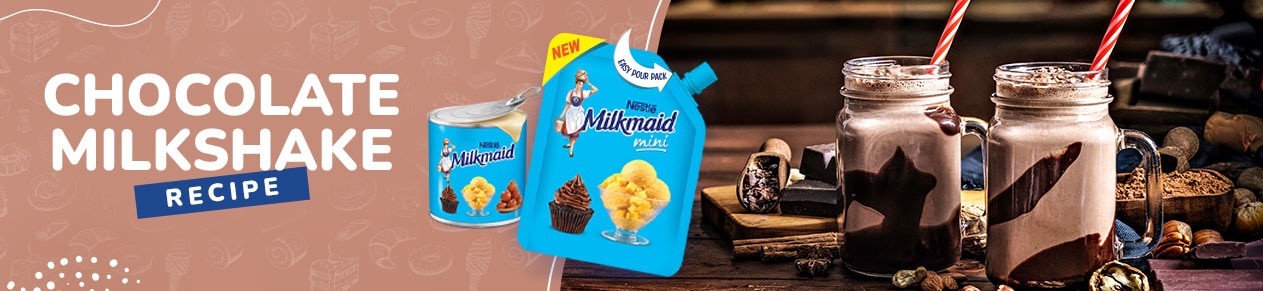 Learn to Make How to Make Chocolate Milkshake Recipe | Milkmaid